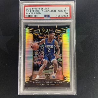 2018-19 Panini Select SHAI GILGEOUS-ALEXANDER Silver Prizm 2018-19 Panini Select SHAI GILGEOUS-ALEXANDER Silver Prizm