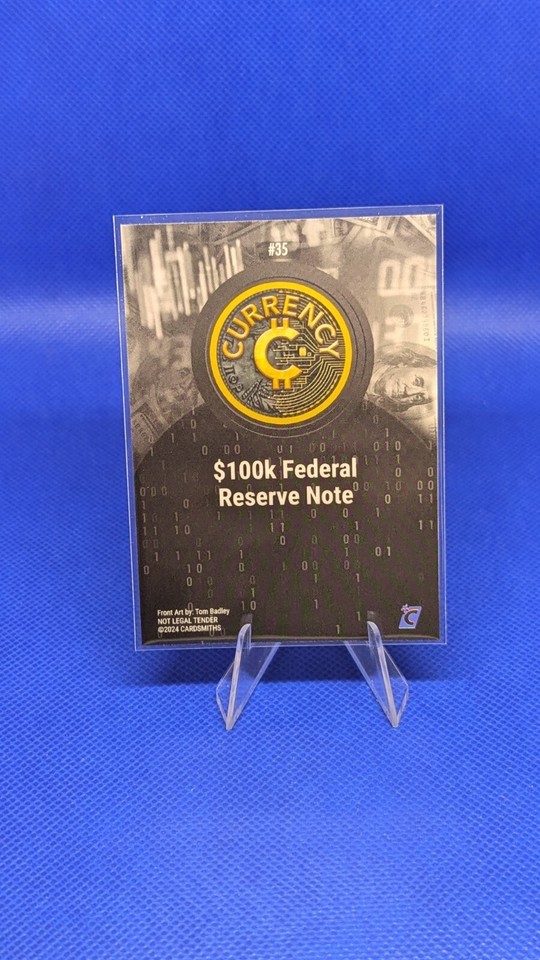 2024 Cardsmiths Currency Series 3 Crystal Sparkle $100k Federal Reserve ...