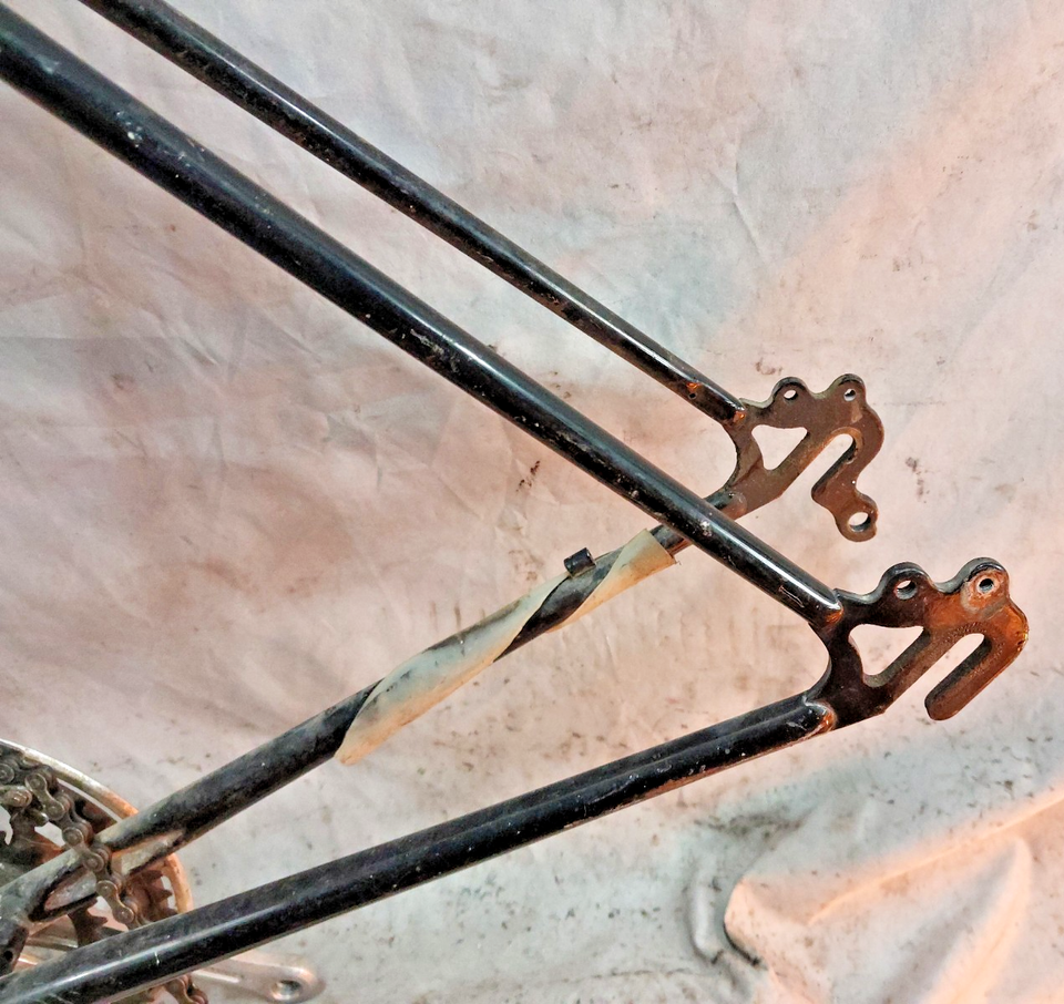 1974 Sanwa Vintage Touring Road Bike Frame Set 54cm Small Lugged ...