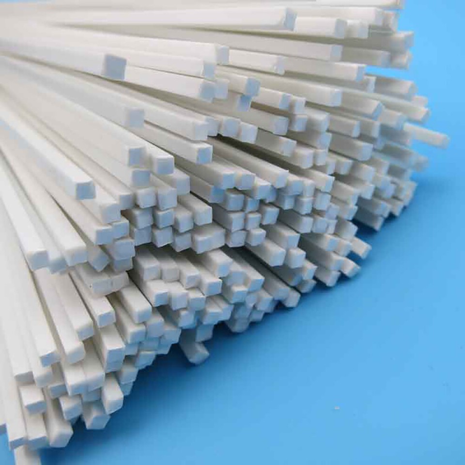 ABS Bar Tube Styrene Plastic Strip/Round/Square/Angles Rod DIY Model ...