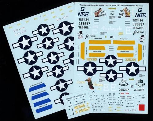 1/48 Thundercals P-47D Razorbacks PTO Part 4 19th, 333rd FS/318th | eBay