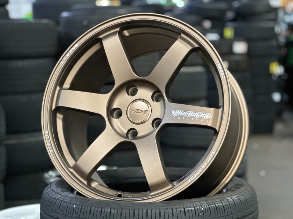 New 18x9.5 ET44 5x120 AOW TE37 SAGA S Plus BRONZE Wheel CIVIC TYPE R ...