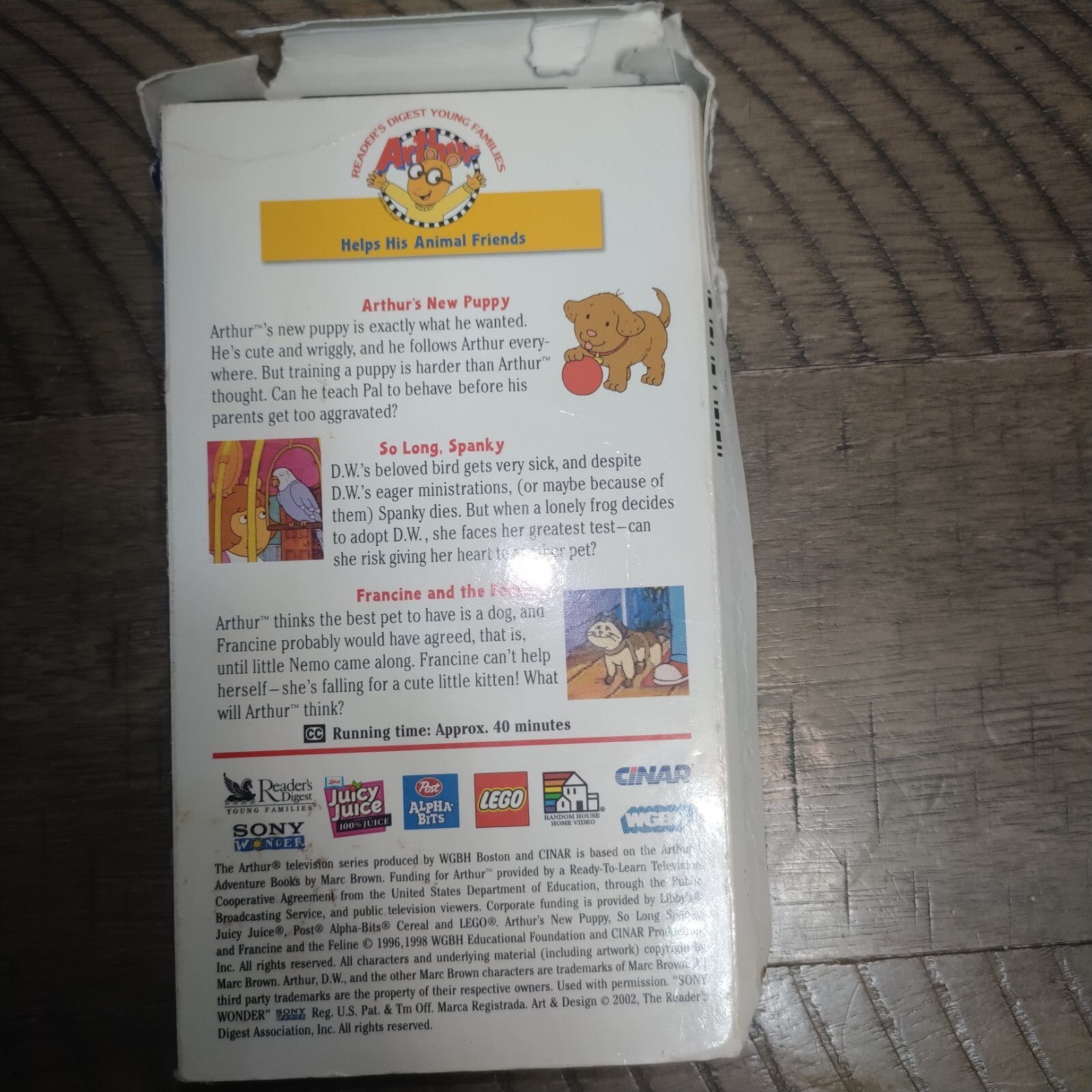 Vintage Arthur VHS Cassette Tapes from PBS Kids Lot Of 8 | eBay