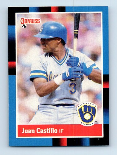 1988 Donruss Juan Castillo Milwaukee Brewers #363 | eBay