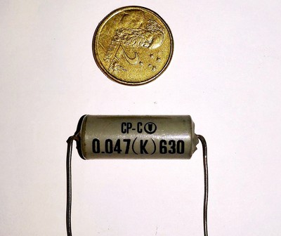 CP-C Infinite Coupled Oil in Paper Capacitor Cap 0.047uF 630v 4 ...
