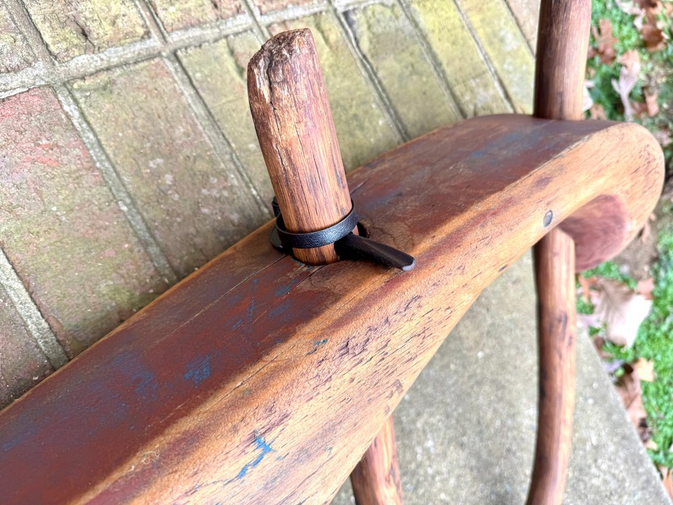 Antique Double Ox Yoke | Large Ox Yoke | Rustic Wood and Steel Double ...