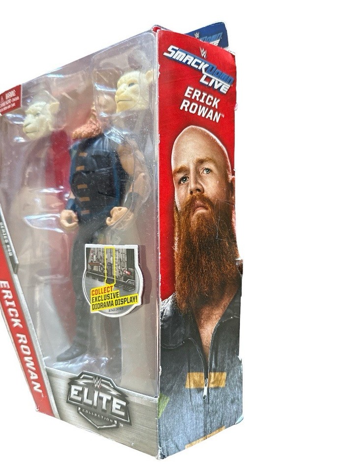 WWE Elite Erick Rowan Series 48 Action Figure Mattel AEW Red Beard ...