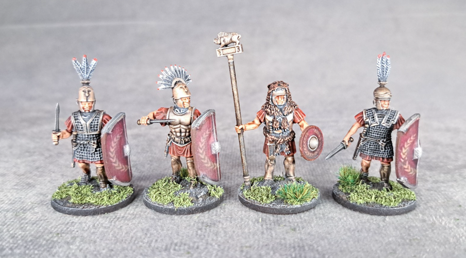 Painted Republican Roman Army #1 - 60 Historical Miniatures - 28mm | eBay