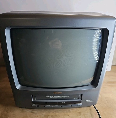 Memorex 13"CRT Color TV VCR Combo VHS Player No Remote Retro Gaming ...