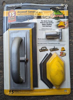 Gator 15 Piece Drywall Sanding Kit For Hand or Pole Sanding | eBay
