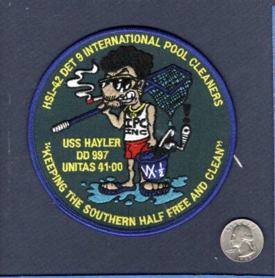 HSL-42 PROUD WARRIORS DET 9 UNITAS 2000 DD-997 US NAVY Helicopter ...