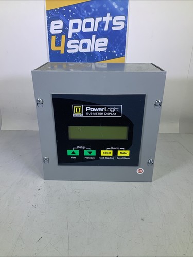Square D PowerLogic SMD63 Sub Meter Display - NG E4D | eBay