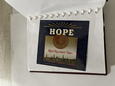 UNUSED - HOPE RED ROOSTER ALE - HOPE BREWERY - WILKES-BARRE PA - LABELO ...