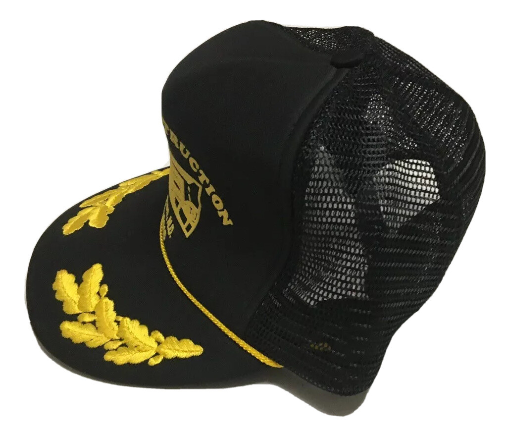 Vtg LAG Construction Trucker Hat Building Builder Cap… - Gem