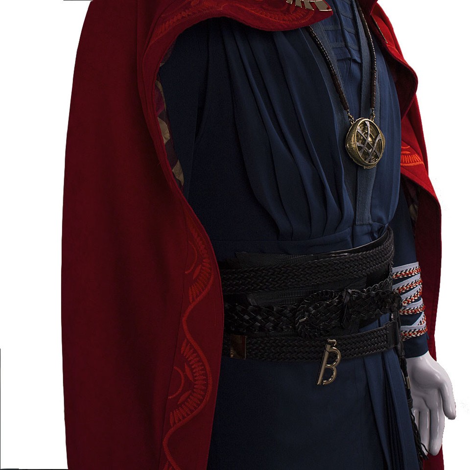 Marvel Doctor Strange Cloak Cape Necklace Cosplay Dr Strange Full Set ...