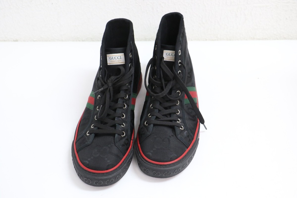 Gucci Off The Grid Black Tennis 1977 High Top Men's Size G Gucci Off The Grid Black Tennis 1977 High Top Men's Size G