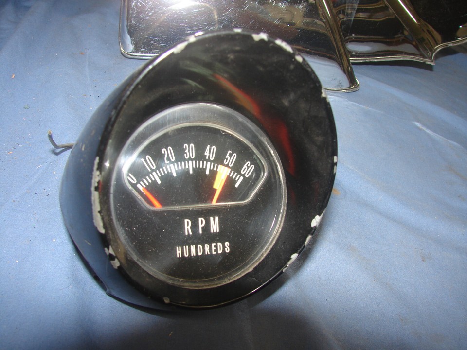 1963 1964 IMPALA GM TACHOMETER & CUP DASH TACH SS 327 409 CHEVROLET ...