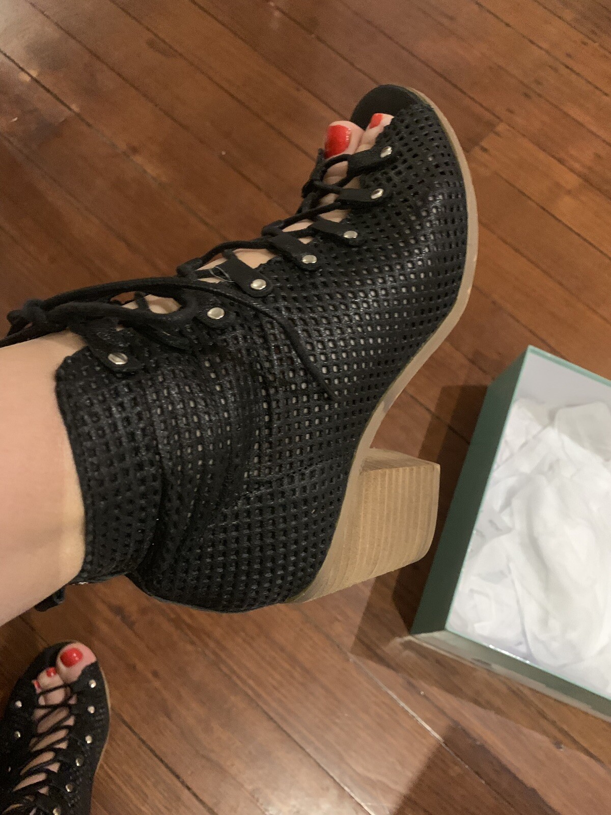 Midas Gipsi Black Sandals Boots Heels Wedges Shoes 39 Or 8 | eBay