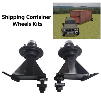 6x 5.5 Lug Superior Shipping Container Wheels, Spindle Kit，Container ...