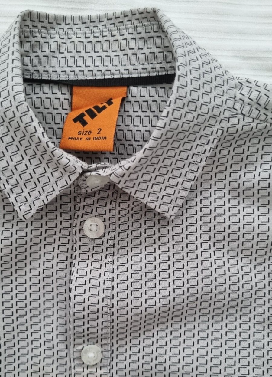 Tilt boys grey shirt long sleeves size 2 | eBay Australia