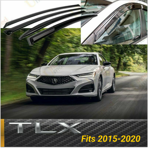 For Acura TLX 2015-2020 Out Channel Window Vent Visors Rain Sun Guards ...