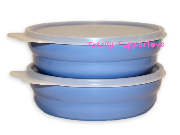 1 Tupperware Bowls Set of 2 Big Wonders 2 Cup Cereal & Salad Vintage ...