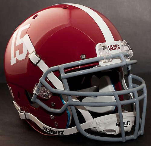 *CUSTOM* ALABAMA CRIMSON TIDE NCAA Schutt XP Authentic GAMEDAY Football ...