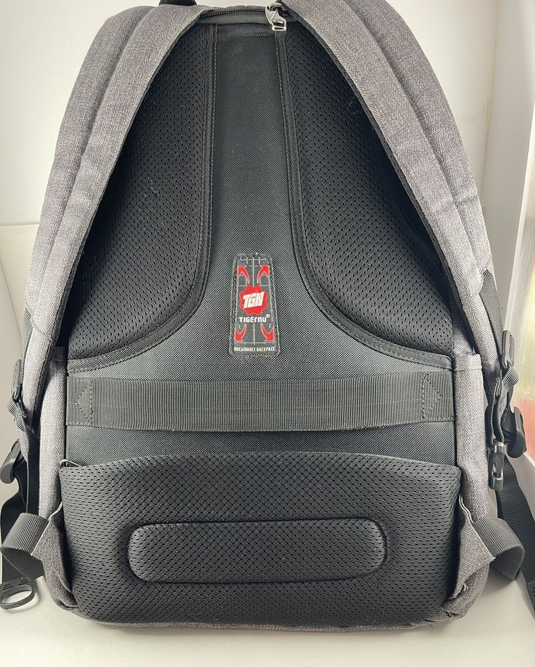 Tigernu Gray Breathable Padded Backpack | eBay