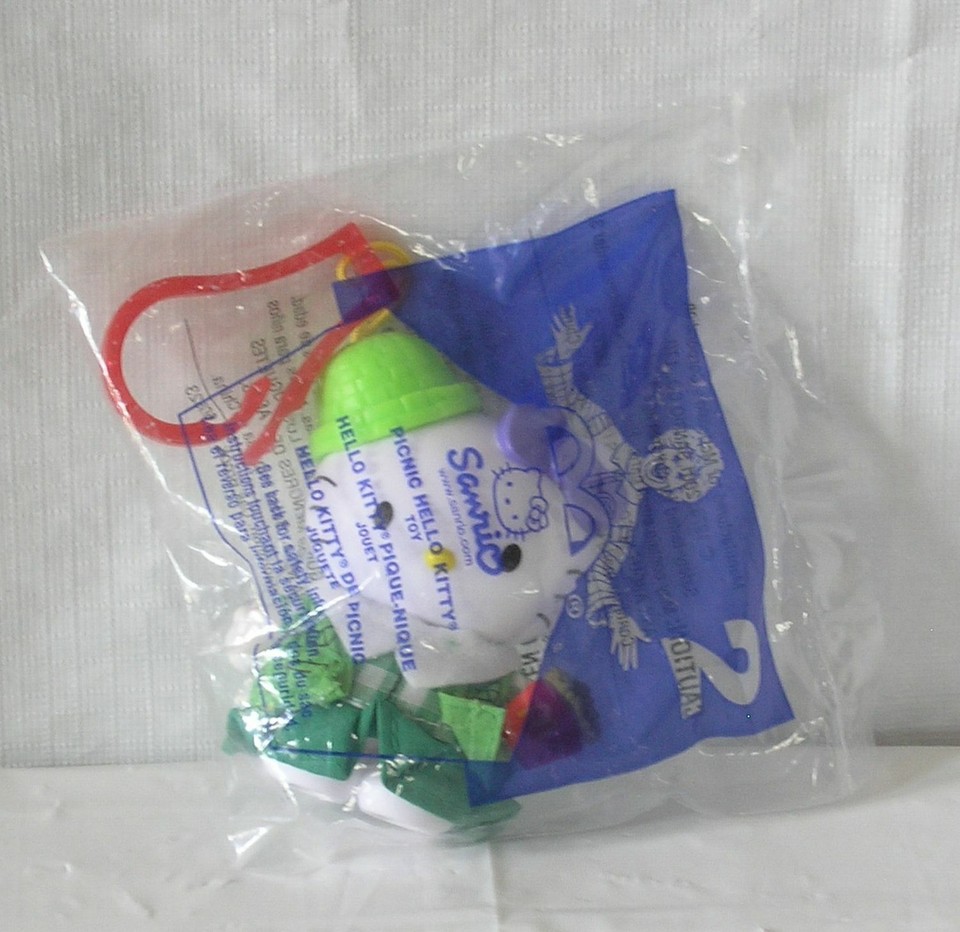 McDonald's Hello Kitty Happy Meal Toy #2 Picnic Hello Kitty 2001 NIP | eBay