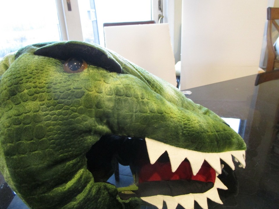 Pottery Barn Kids Halloween costume does not Light Up T rex Dinosaur 3t ...