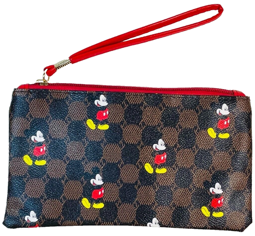NWOT Mickey Mouse Wristlet Wallet Clutch Bag | eBay