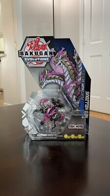New NEO NILLIOUS Bakugan EVOLUTIONS Platinum Series Figure BLACK PINK ...