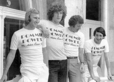 John Lever Bob Willis Graham Roope And Derek Randall Old Cricket Photo ...