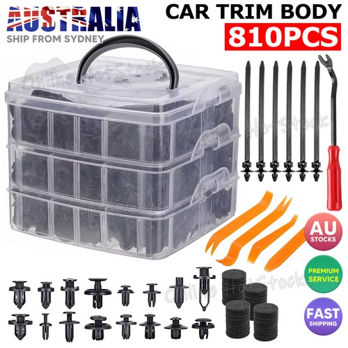 810pcs Car Clips Automotive Trim Body Push Pins Retainer Fastener ...