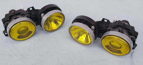 BMW E30 M3 YELLOW HELLA ELLIPSOID EURO HEADLIGHTS, GENUINE,BRAND NEW ...