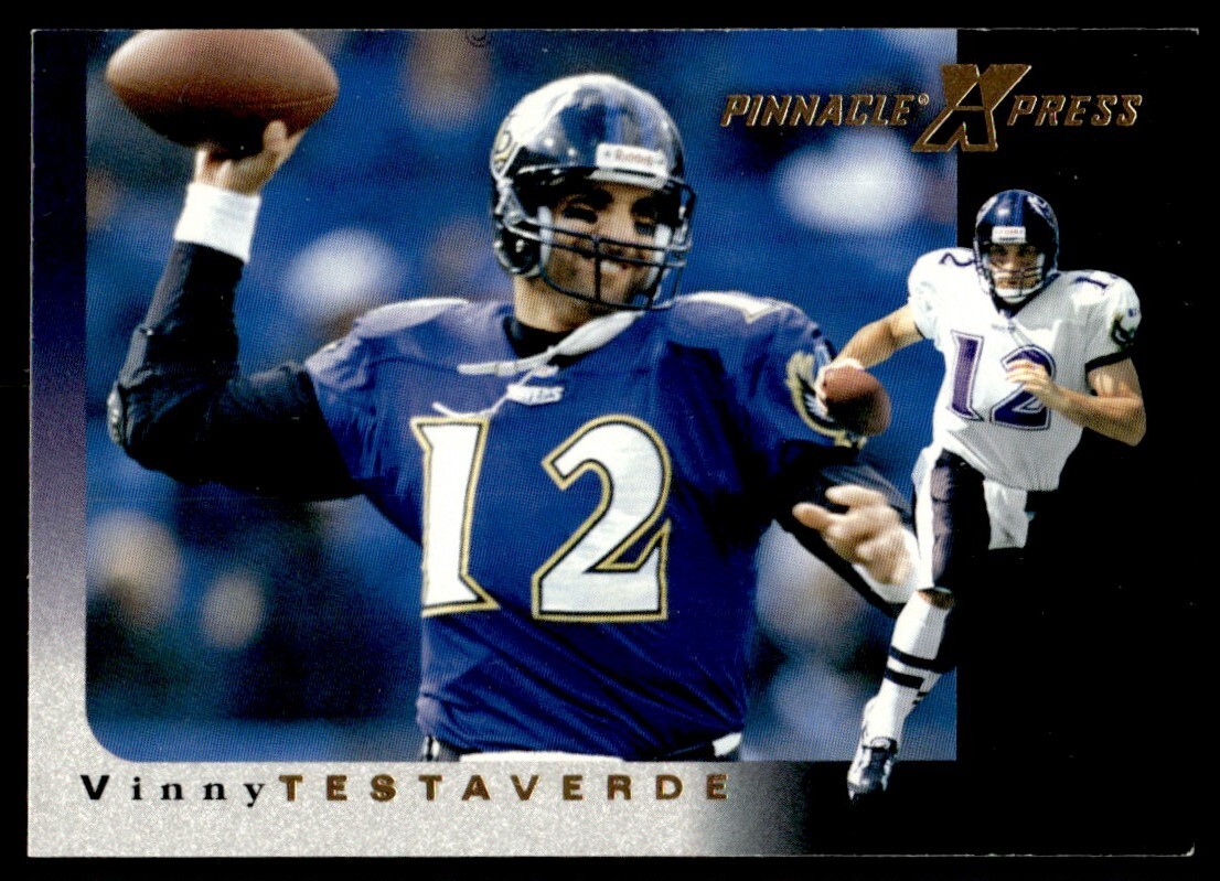 1997 Pinnacle X-Press Vinny Testaverde Baltimore Ravens #27 | eBay