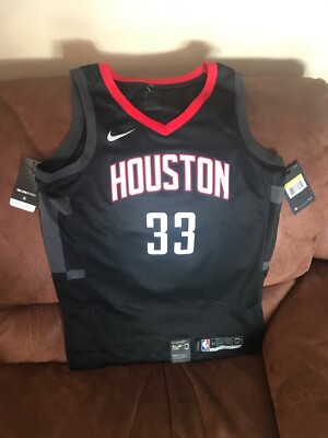 Nike Houston rockets NBA ryan Anderson #33 jersey NWT size 40 S men | eBay
