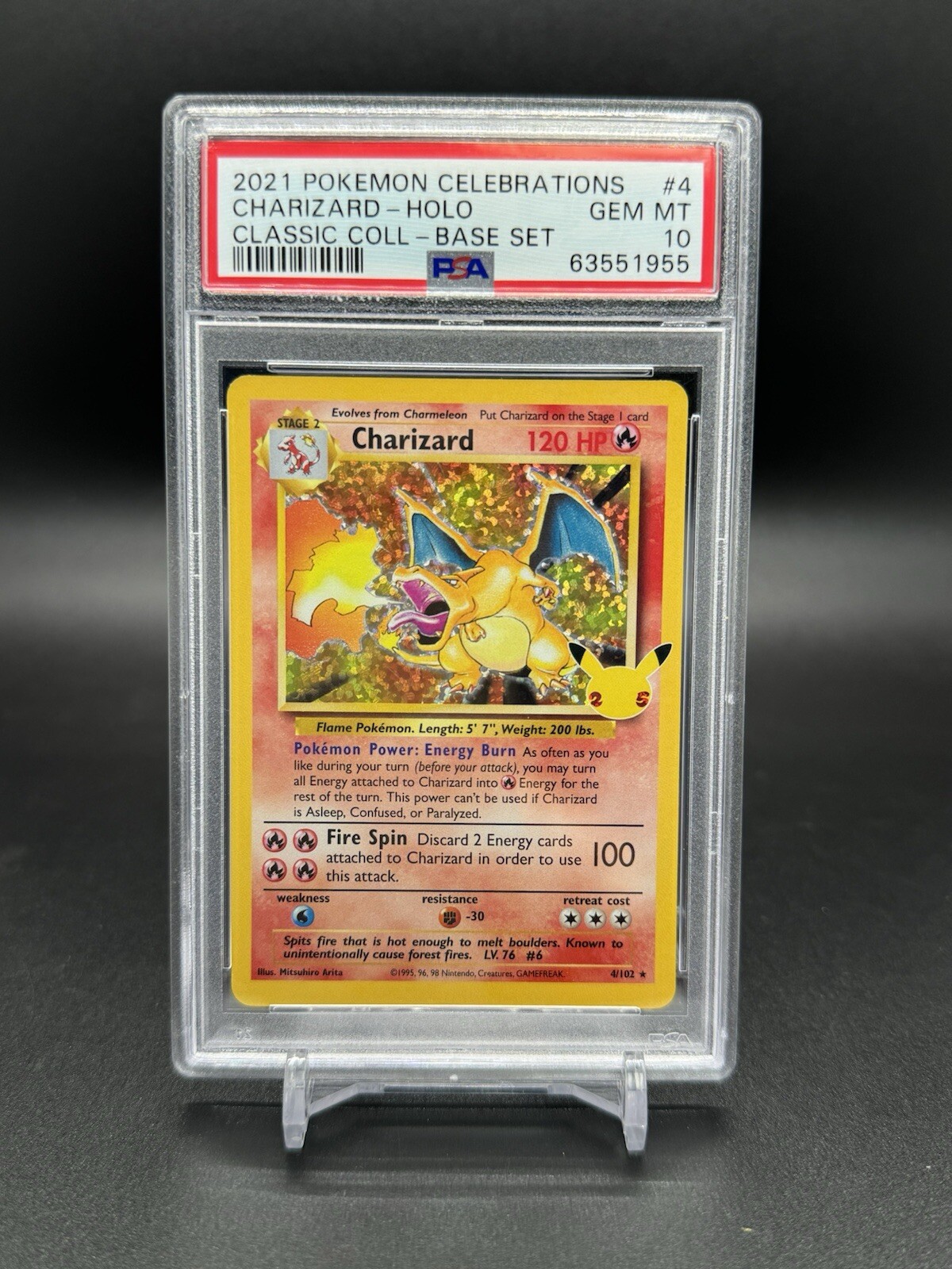 POKEMON CLASSIC COLLECTION CHARIZARD PSA 10 POKEMON CLASSIC COLLECTION CHARIZARD PSA 10
