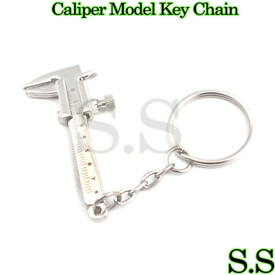 Hot Novelty Simulation Movable Vernier Caliper Model Key Chain Keyring ...