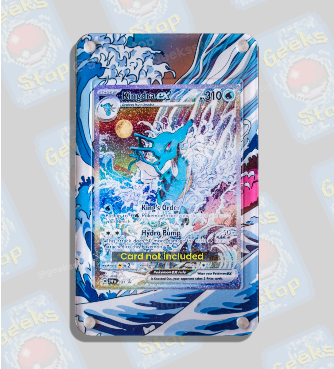 Kingdra ex Promo | Extended Art Display Case for Pokémon Kingdra ex Promo | Extended Art Display Case for Pokémon