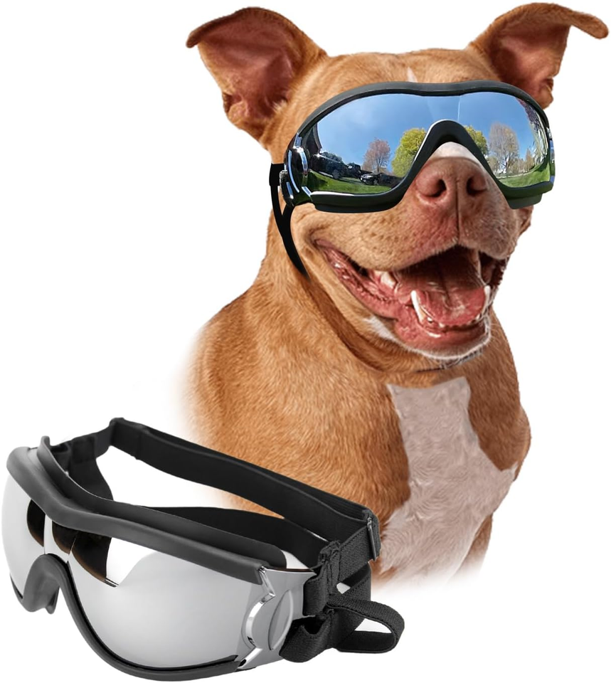 Dog Goggles Large Breed, Large Dog Sunglasses Eye Protection for Dogs ...