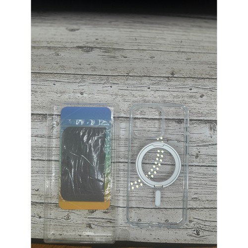 iPhone 15 Pro Max Case, Clear, 360°Rotate Magnetic Rings | eBay