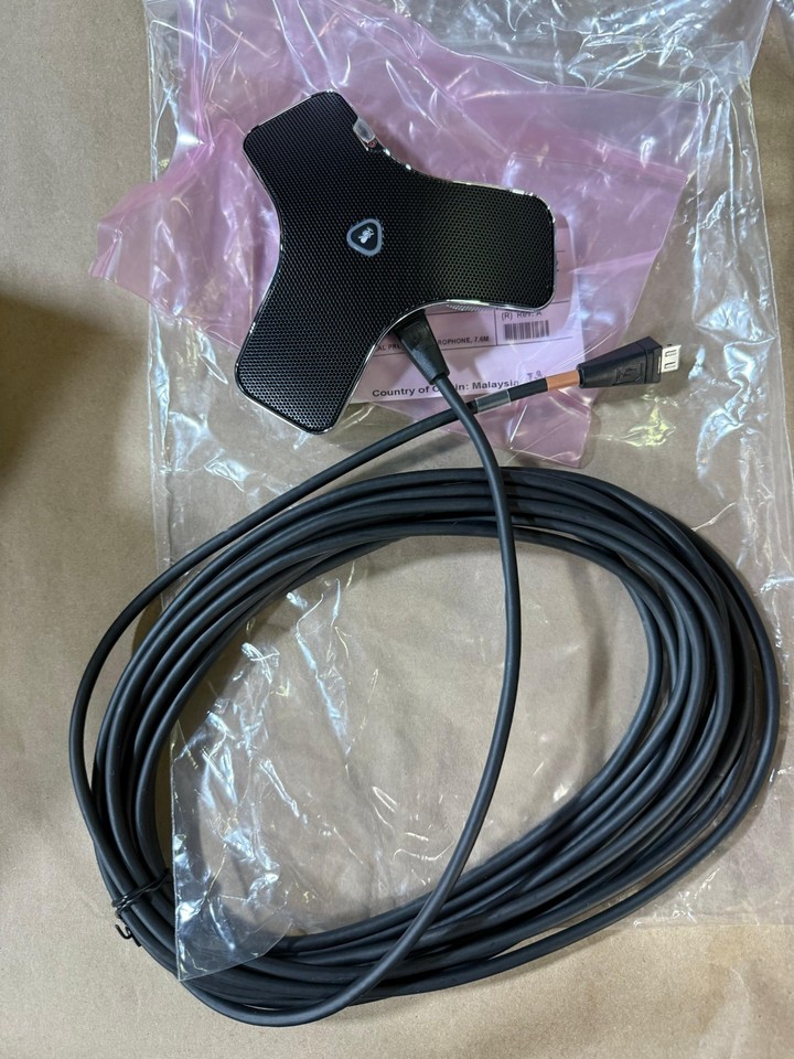 Polycom 2201-61063-001 Real Presence Microphone with Cable | eBay