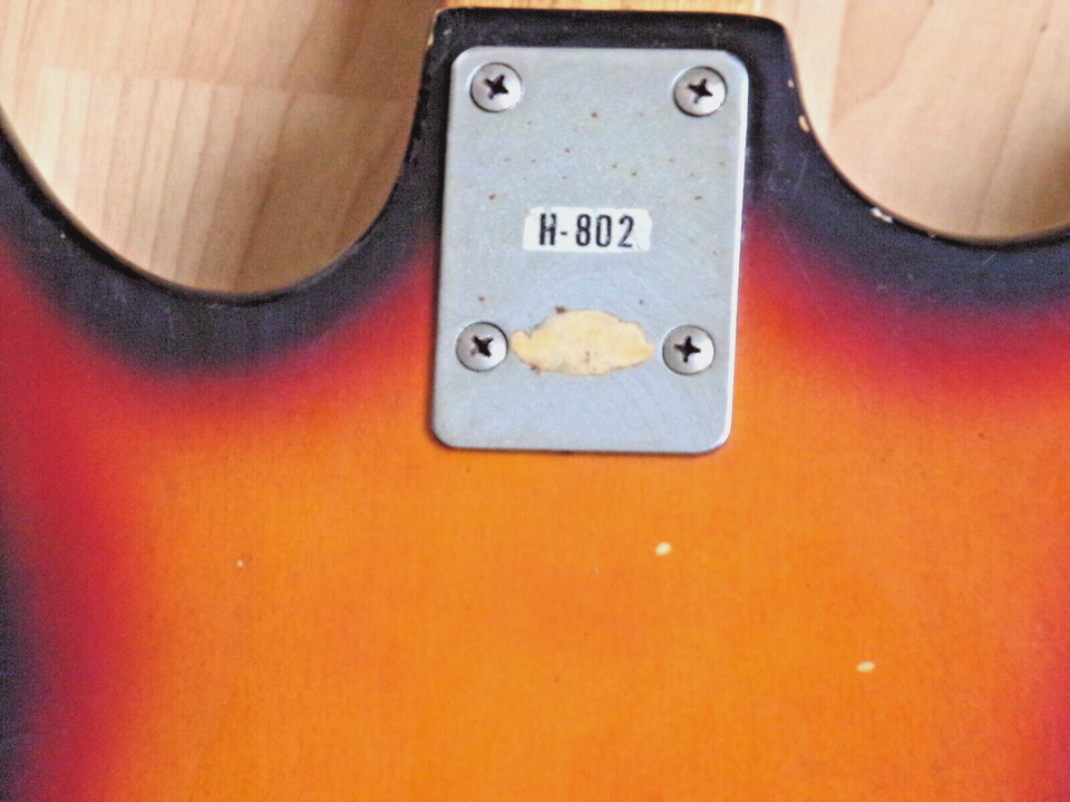 Vintage Harmony H802 Electric Guitar | eBay