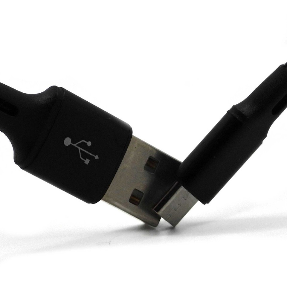 Short Micro USB Cable Cord USB to Micro Fast Charging Data Sync Charger ...