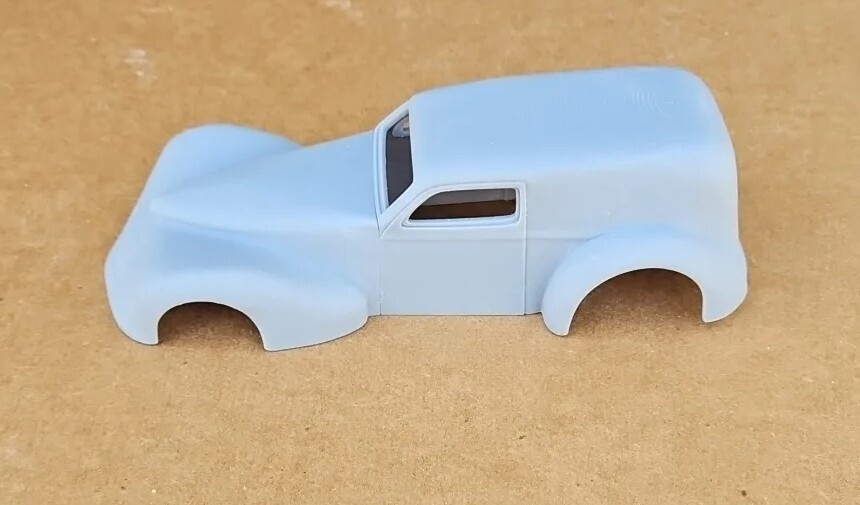 ABS-LIKE RESIN 3D PRINTED 1/24 1941 WILLYS PRO MOD PANEL SEDAN DELIVERY ...