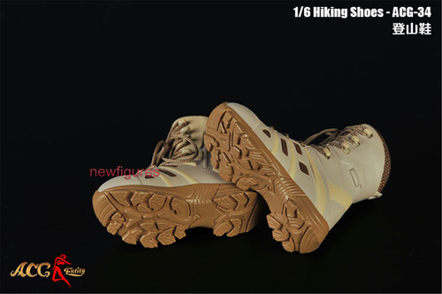 ACGTOYS ACG-34 1:6 Hollow Combat Boots Hiking Shoes For 12inch Male ...