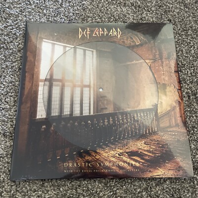 SIGNED DEF LEPPARD DRASTIC SYMPHONIES - Vinyl Lp Picture Rare - Ships ...