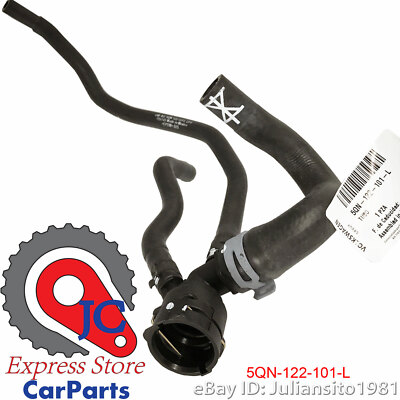 5QN122101L VOLKSWAGEN GENUINE OEM TIGUAN UPPER WATER HOSE QUICK ...