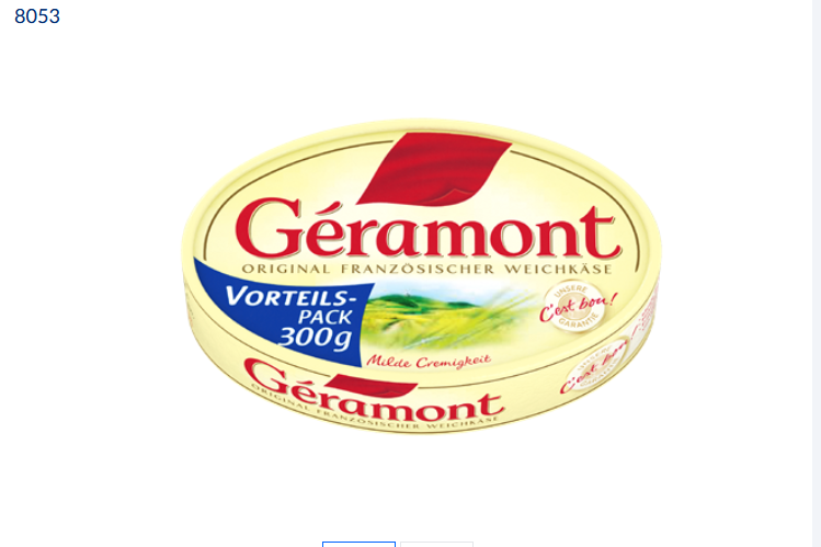 Géramont Classic französischer Weichkäse, Doppelrahmstufe, 60 % Fett ...